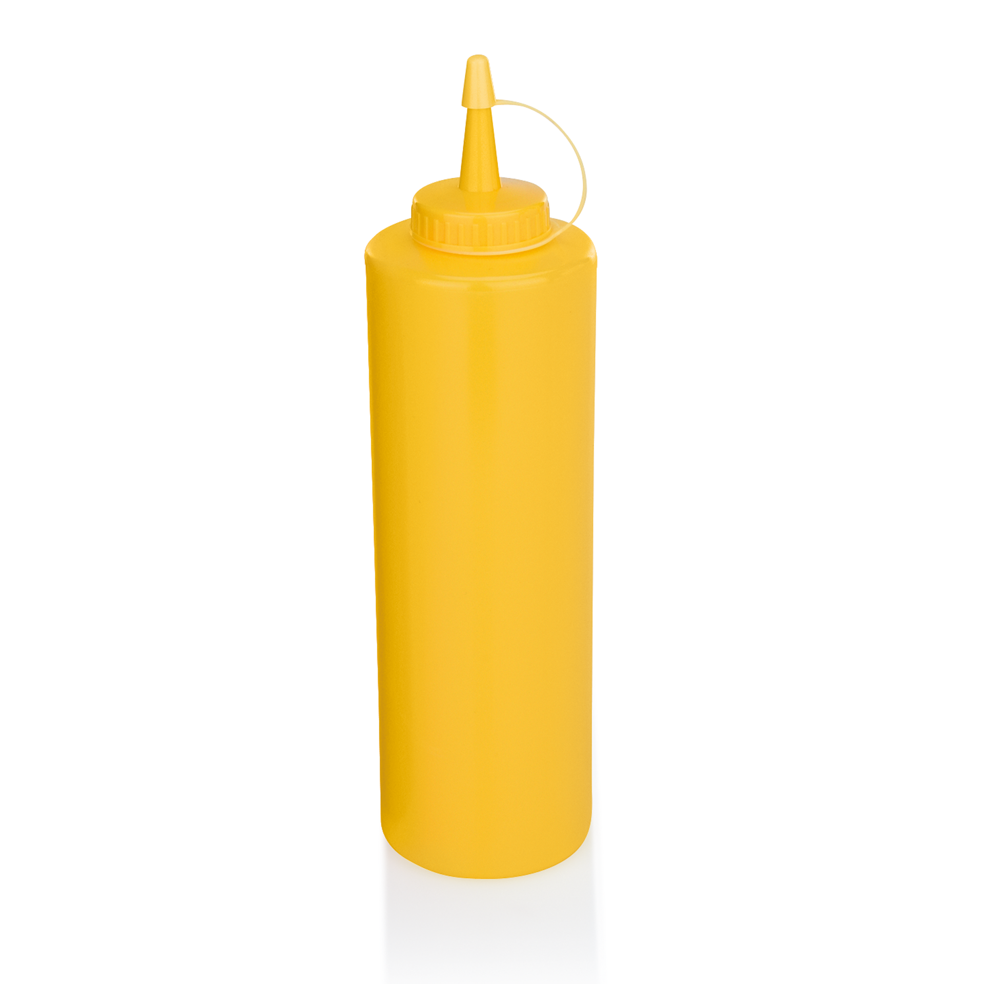 Squeeze bottle, polyethylene - yellow (700 ml)