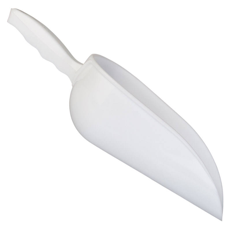 Ice scoop, polypropylene white - 600ml